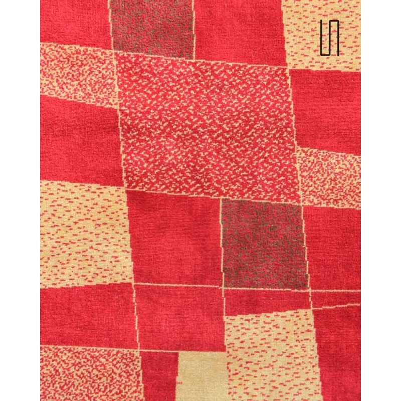 Carpet with geometric patterns, Eastern Europe, 1960